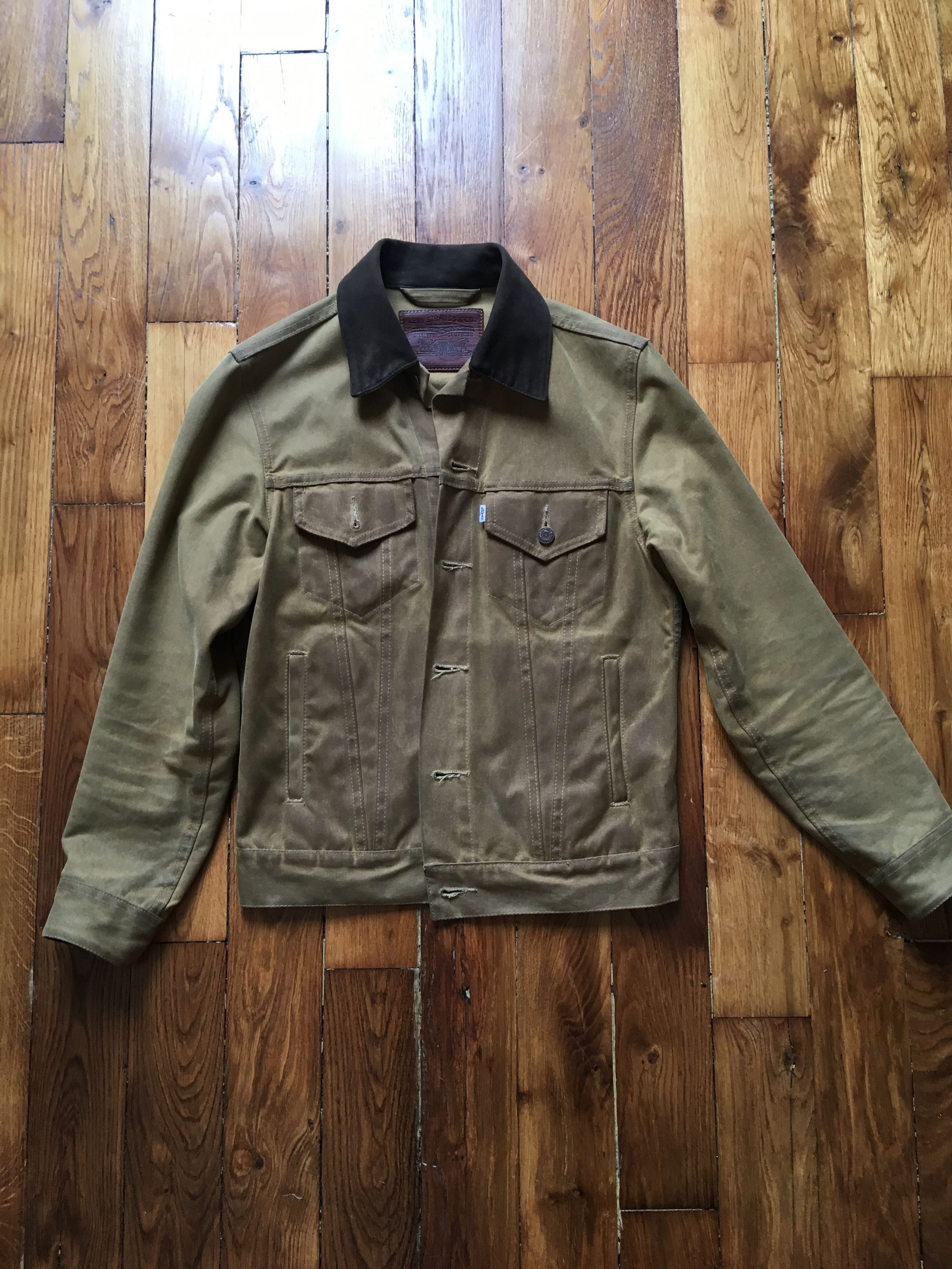 Filson × Levi's Levi's x Filson Waxed Trucker Jacket | Grailed