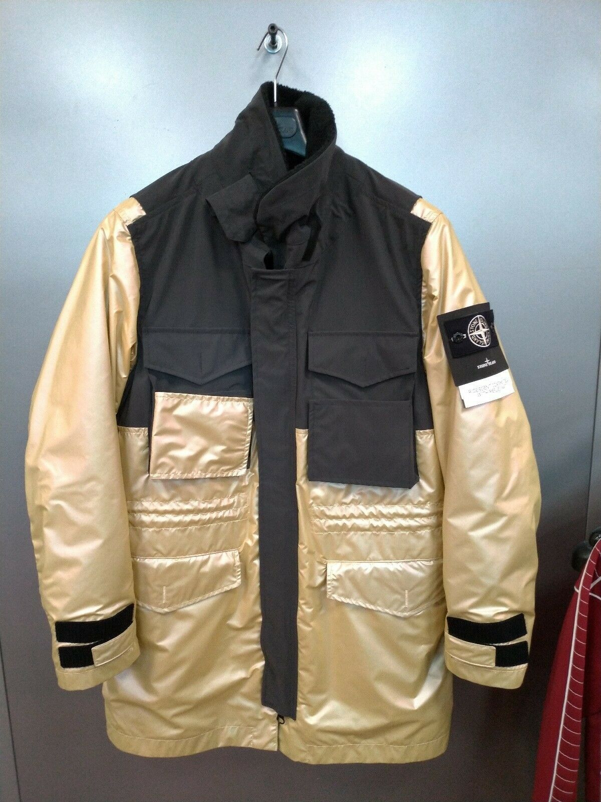 Stone Island Iridescent Coating Tela With Reflex Mat | Grailed