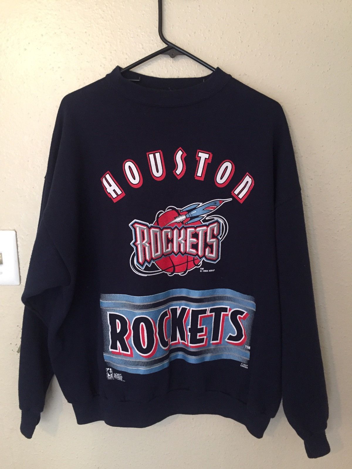 Vintage Men’s Vintage NBA Houston Rockets Sweatshirt Hoodie | Grailed