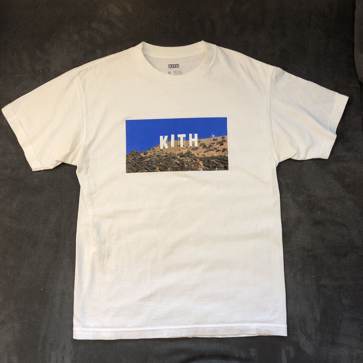 Kith Kith Hollywood Sign T-Shirt (medium, white) | Grailed