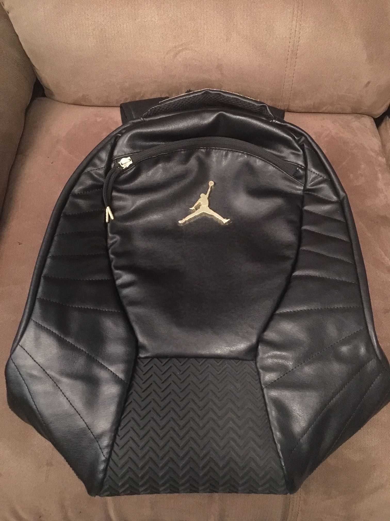 Nike Black Gold Nike Air Jordan Sports Backpack Men's Women's Unisex ...