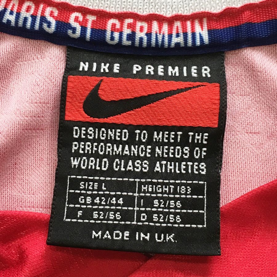 Nike Vintage 90's Opel NIKE Dri-Fit Paris Saint Germain PSG Jersey HOME ...