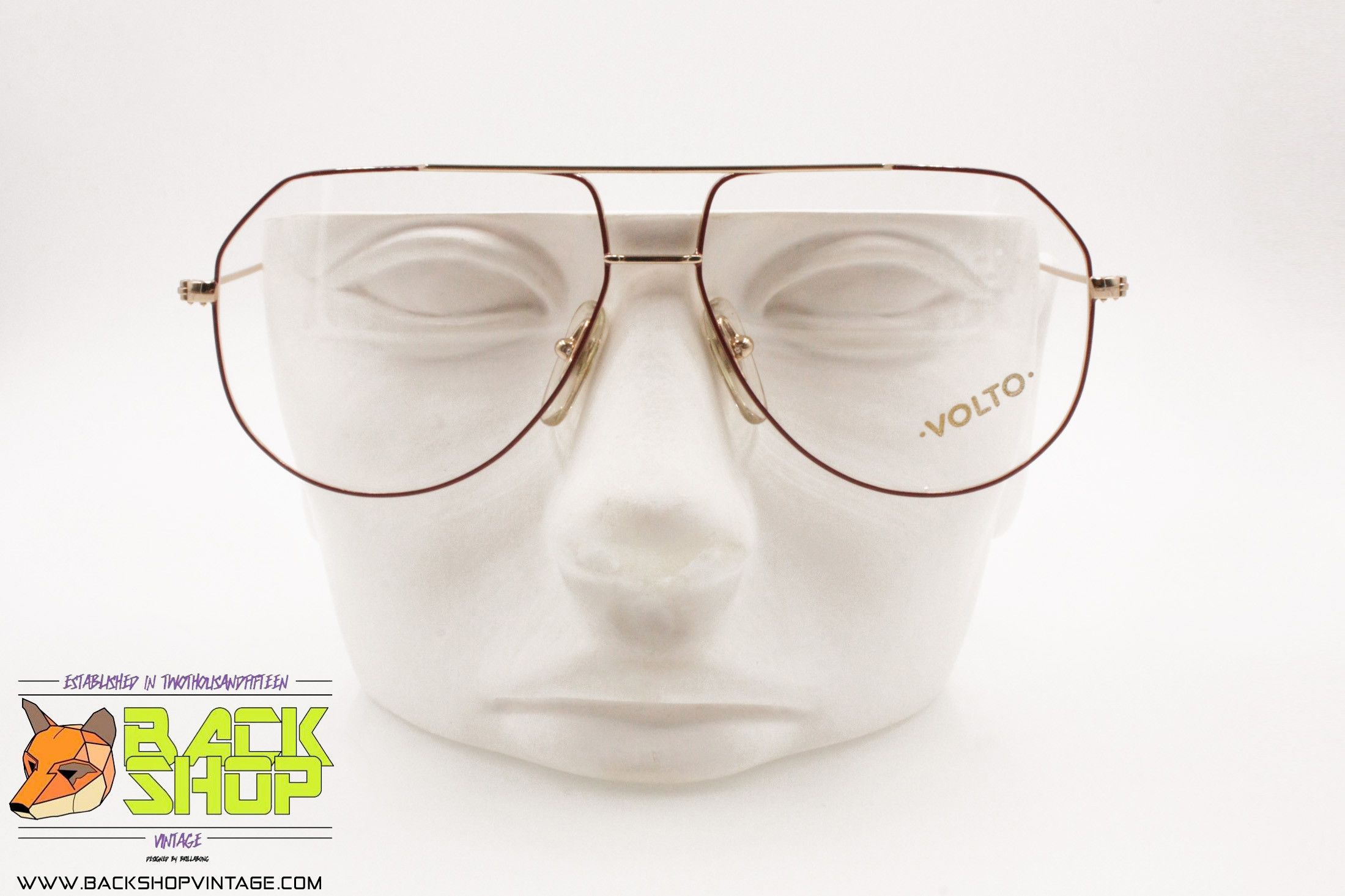 Vintage VOLTO mod. Uomo 1004 Squared Vintage aviator frame, Men's ...