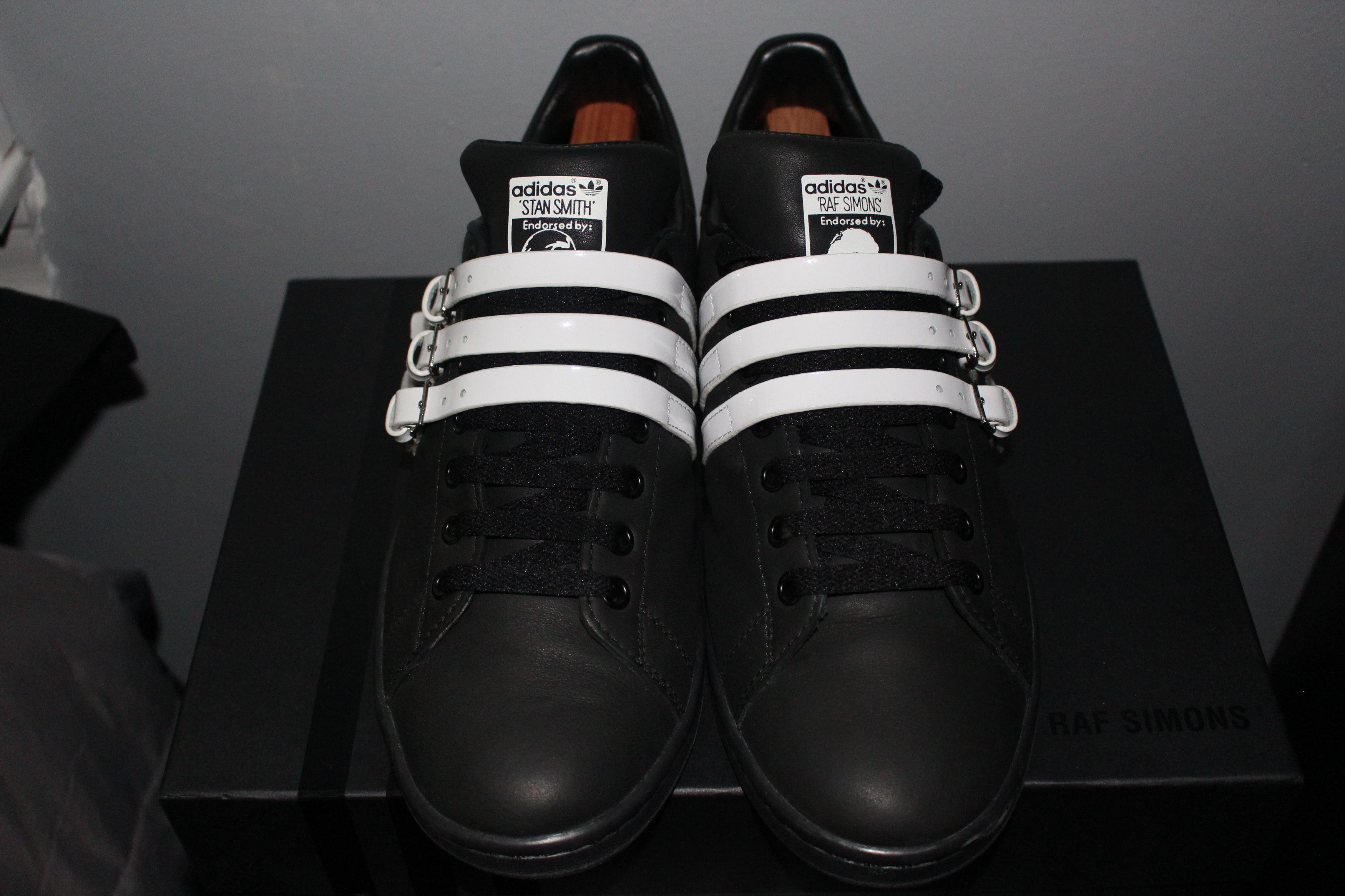Raf Simons Raf Simons Stan Smith Strap Adidas Black | Grailed