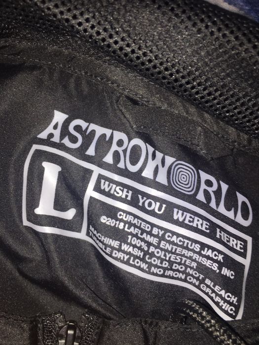 Travis Scott Astroworld Windbreaker Jacket Zip | Grailed