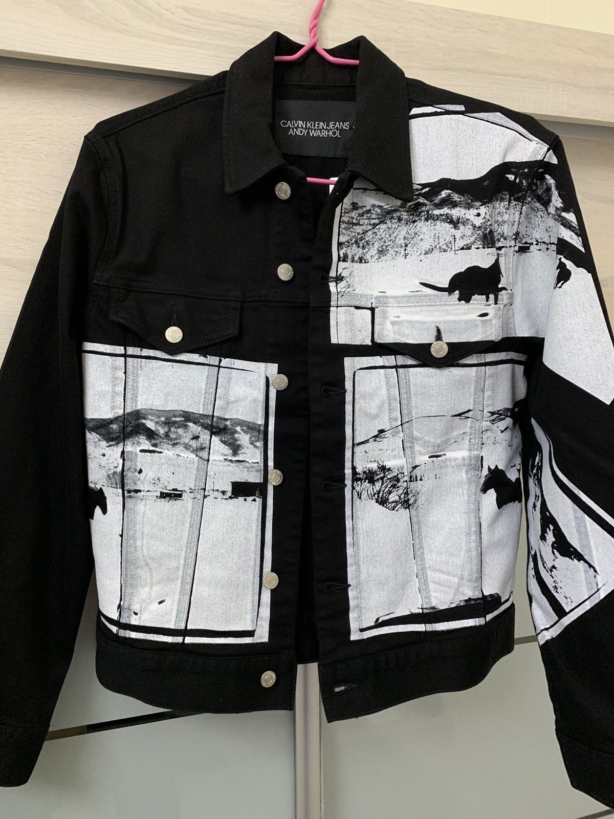 Calvin klein warhol jacket store