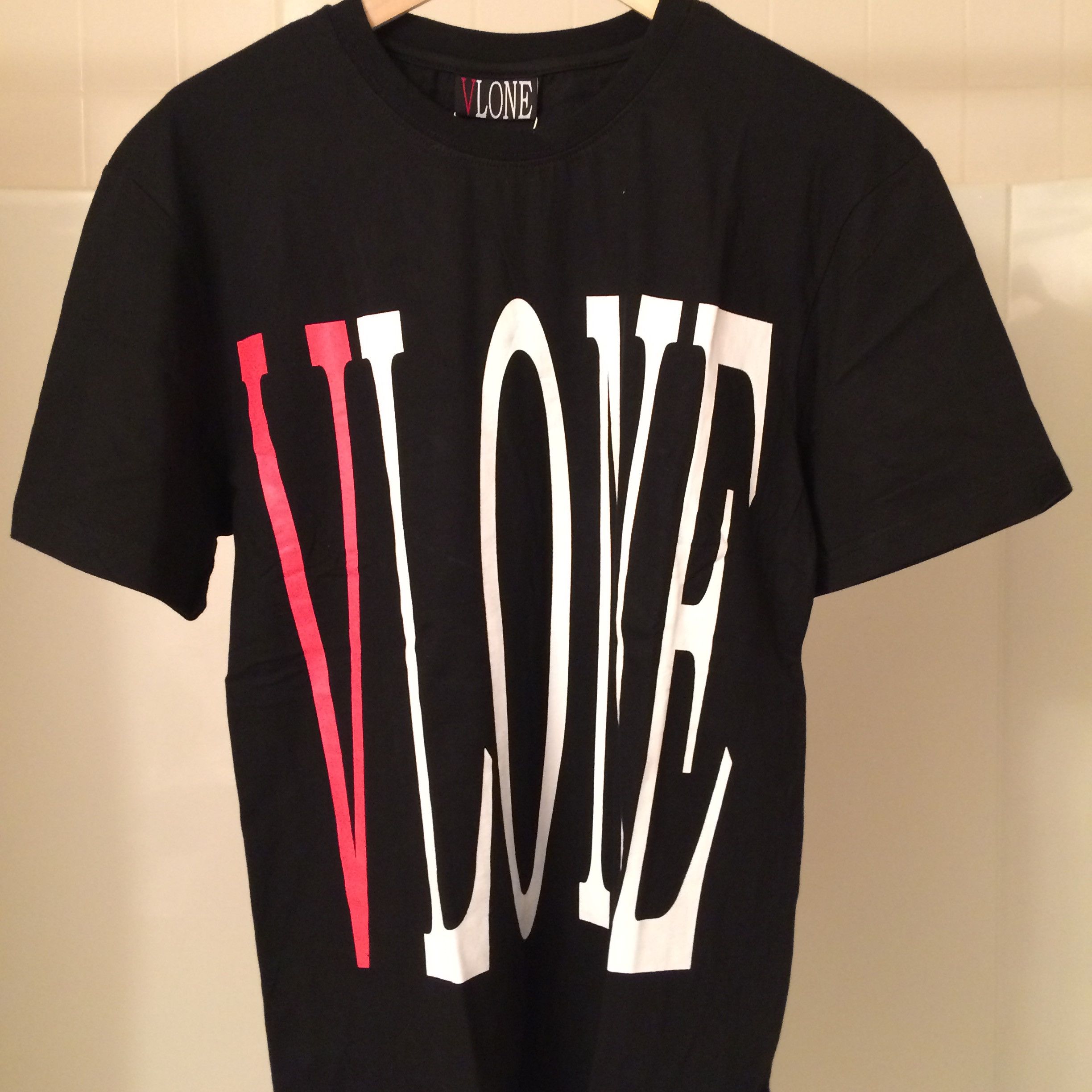 Vlone Vlone reversible black Tee ASAP Rocky Kanye West Size M new with ...