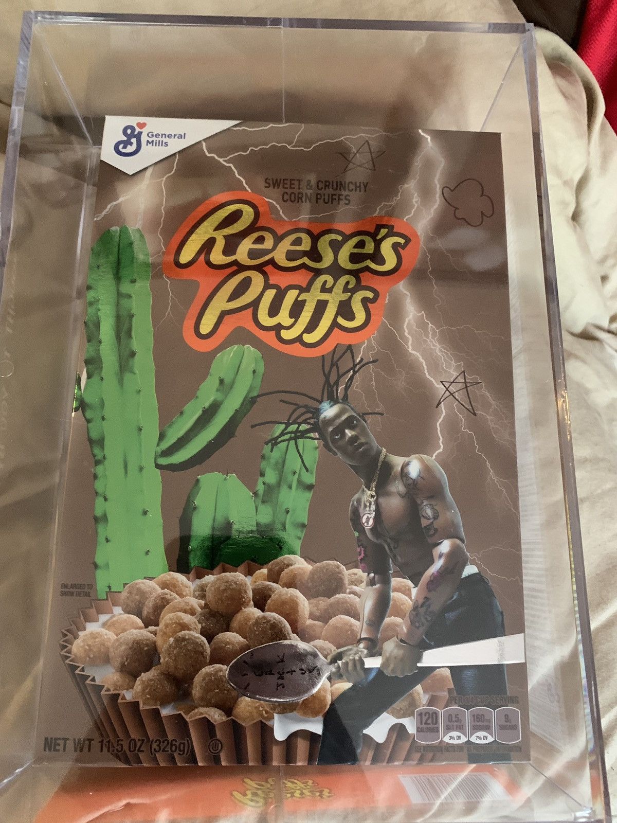 Travis Scott Travis Scott x Reese’s Puff Limited Edition Cereal Box ...