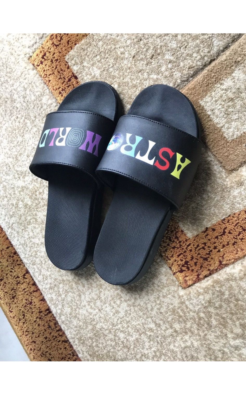 Travis Scott Astroworld slides | Grailed