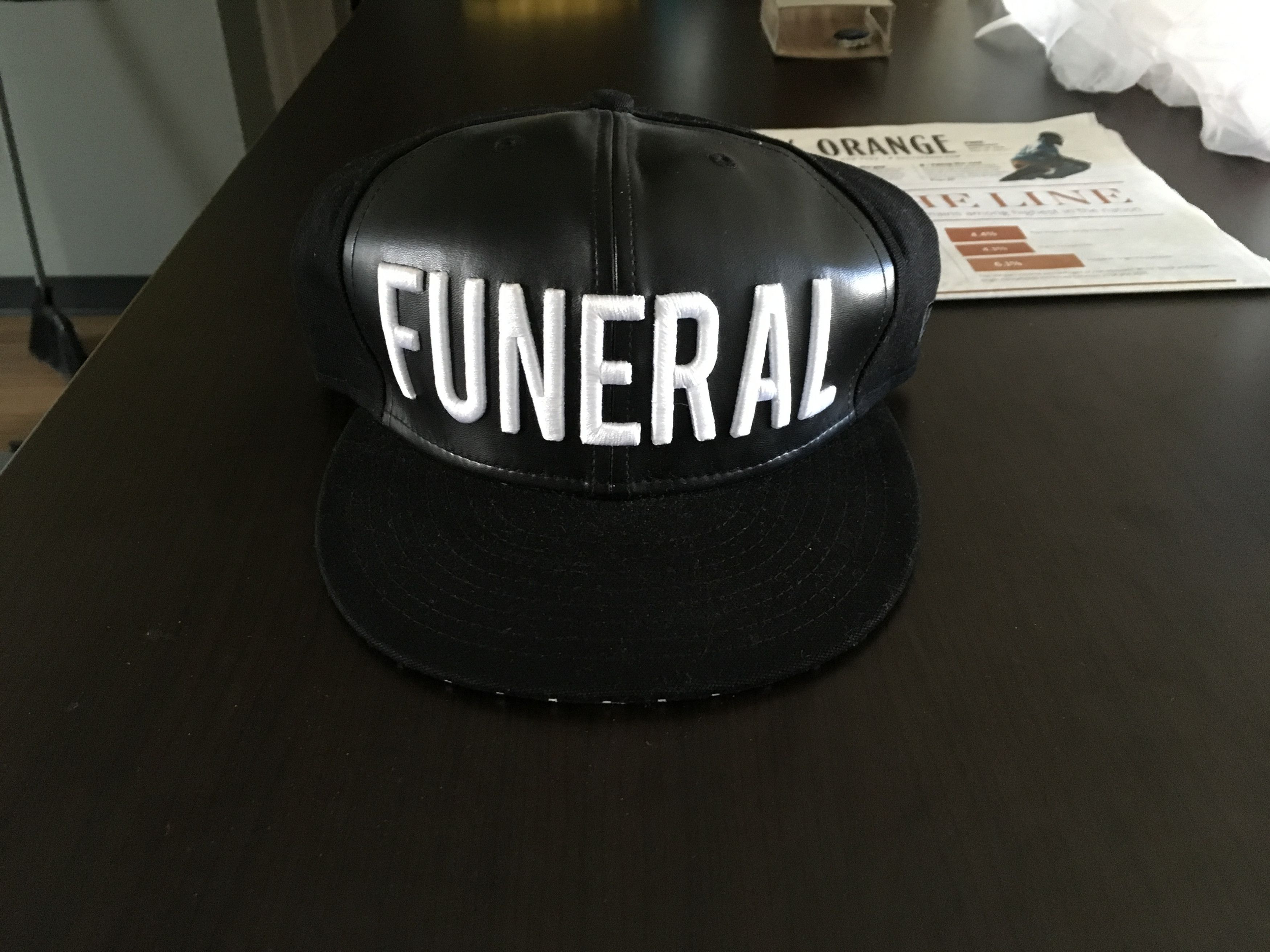 Black Scale Funeral SnapBack | Grailed