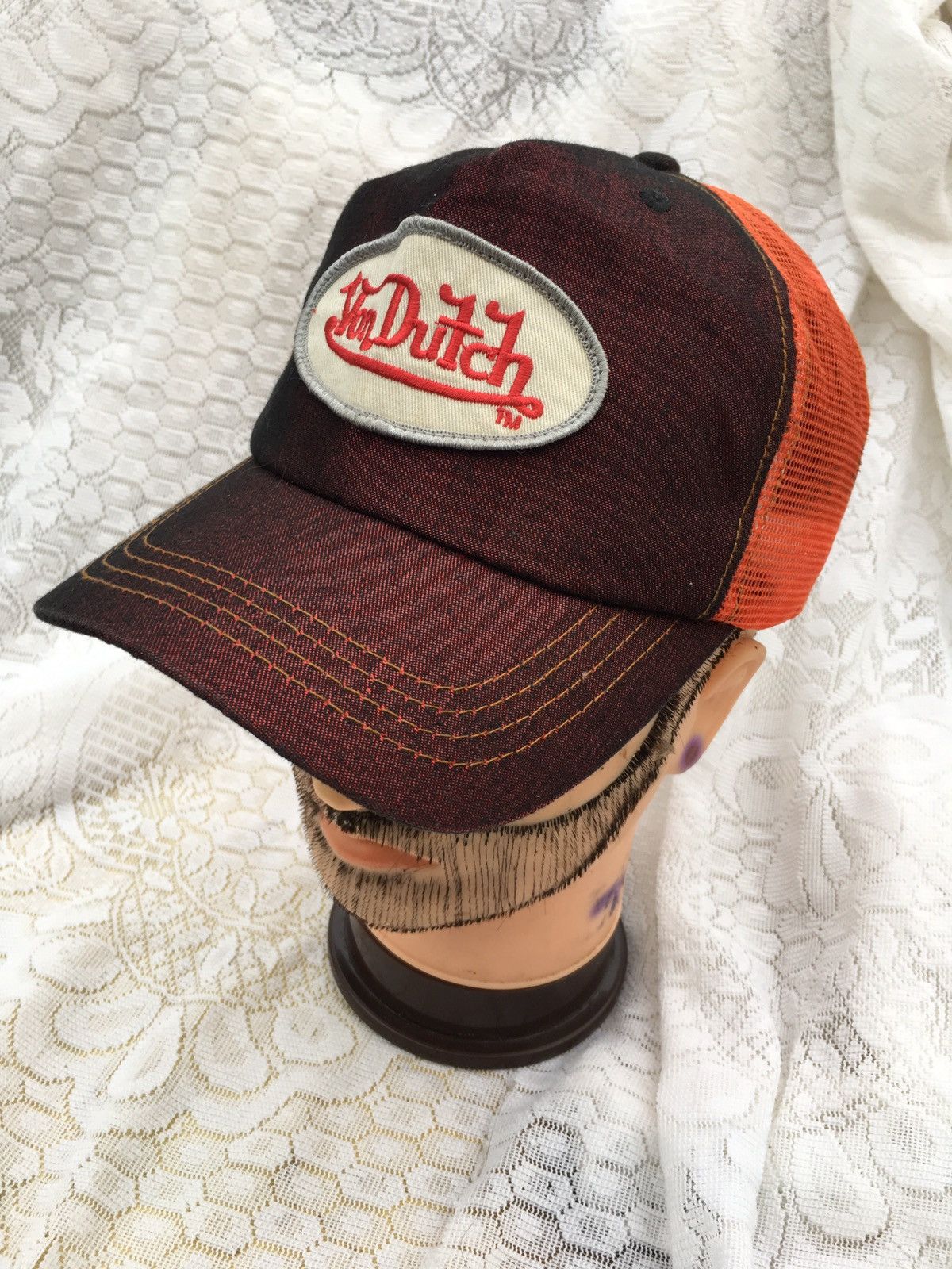 Designer × Vintage × Von Dutch Von Dutch patch Trucker Nice colourway ...