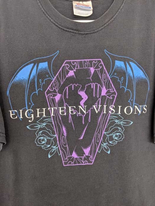 Vintage Vintage Eighteen Visions Graphic Band T Shirt Black | Grailed