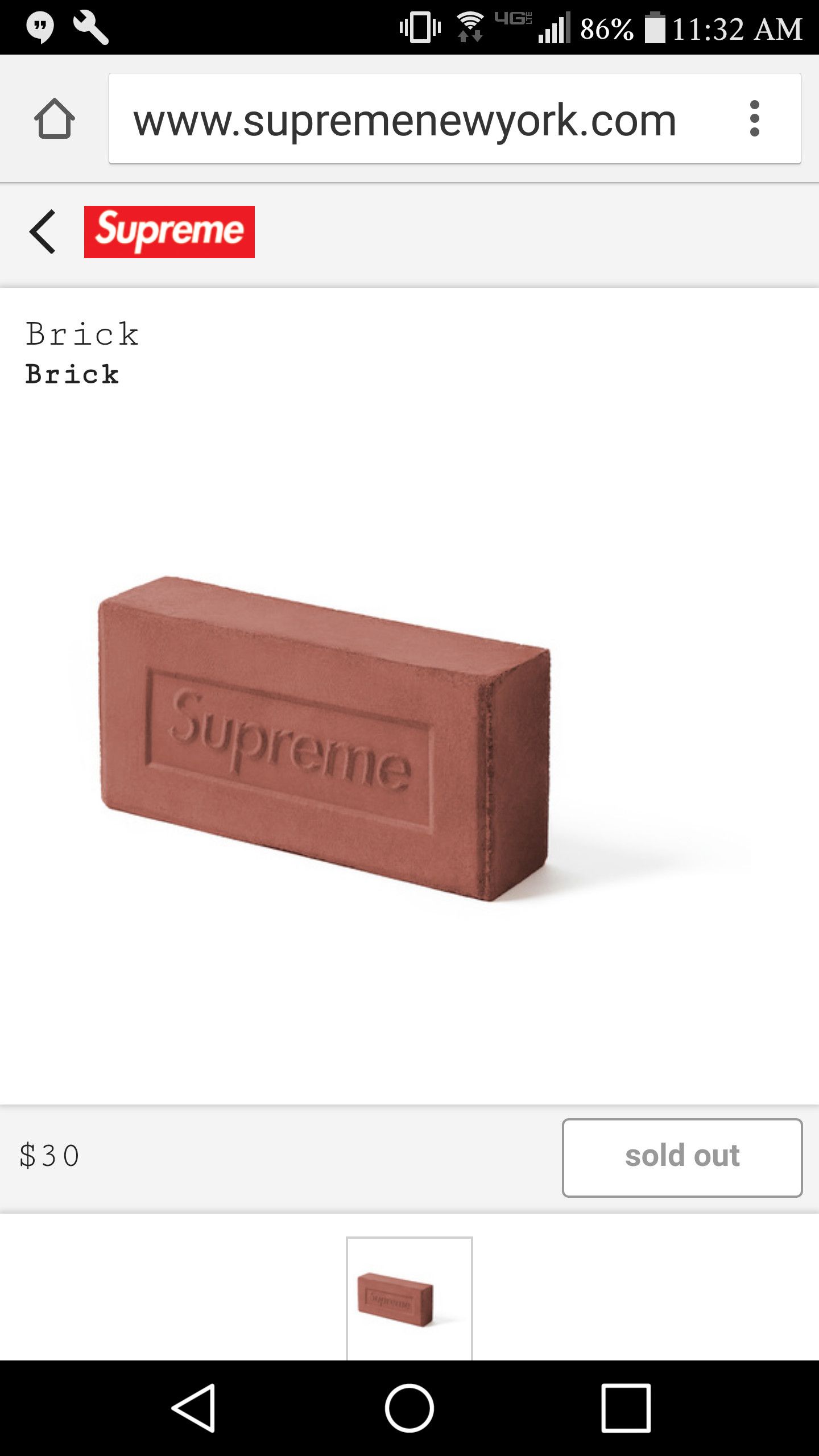 Supreme BRICK | Grailed