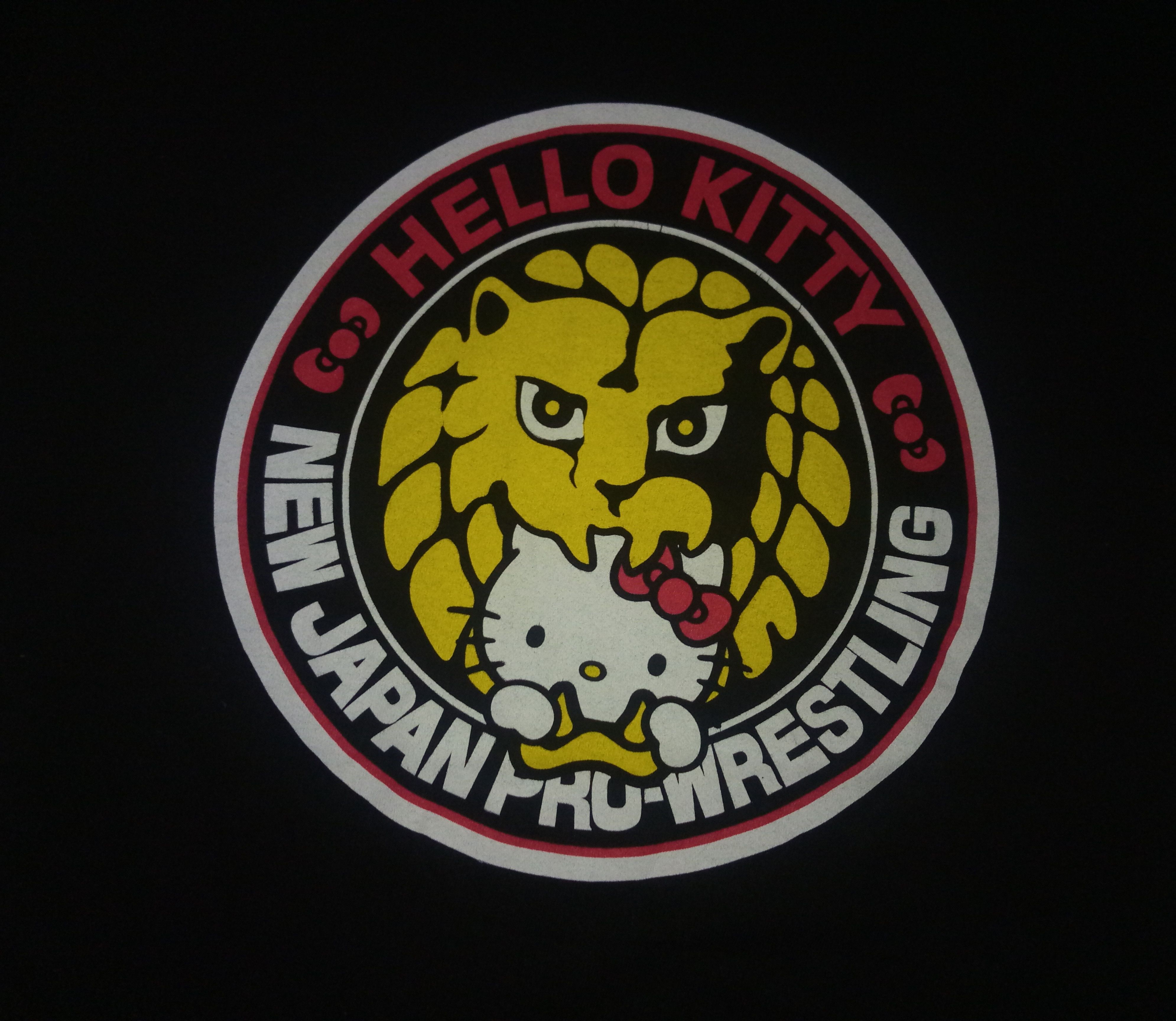 Japanese Brand × WWE Hello Kitty x New Japan Pro Wrestling shirt sanrio ...