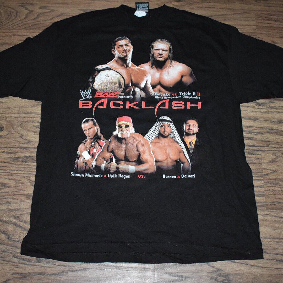 WWE Vintage WWE Wrestling 2005 Backlash Shirt | Grailed