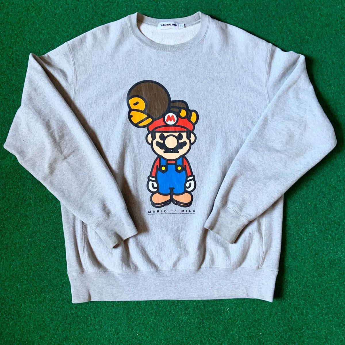 Bape × Nintendo 2008 Baby Milo Super Mario Crewneck Bape Classics | Grailed