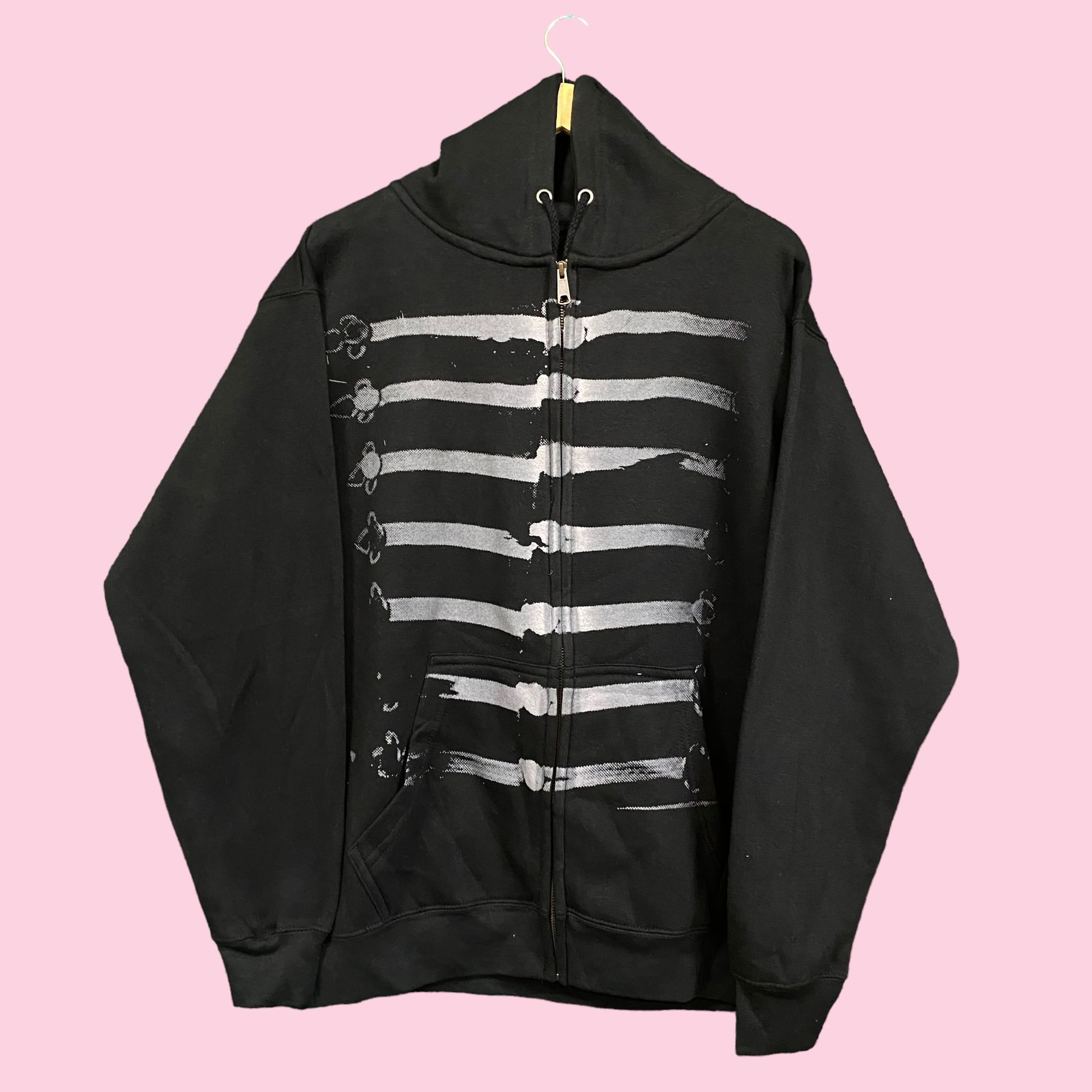 Rock Tees My Chemical Romance The Black Parade Band Zip Up Hoodie XL ...