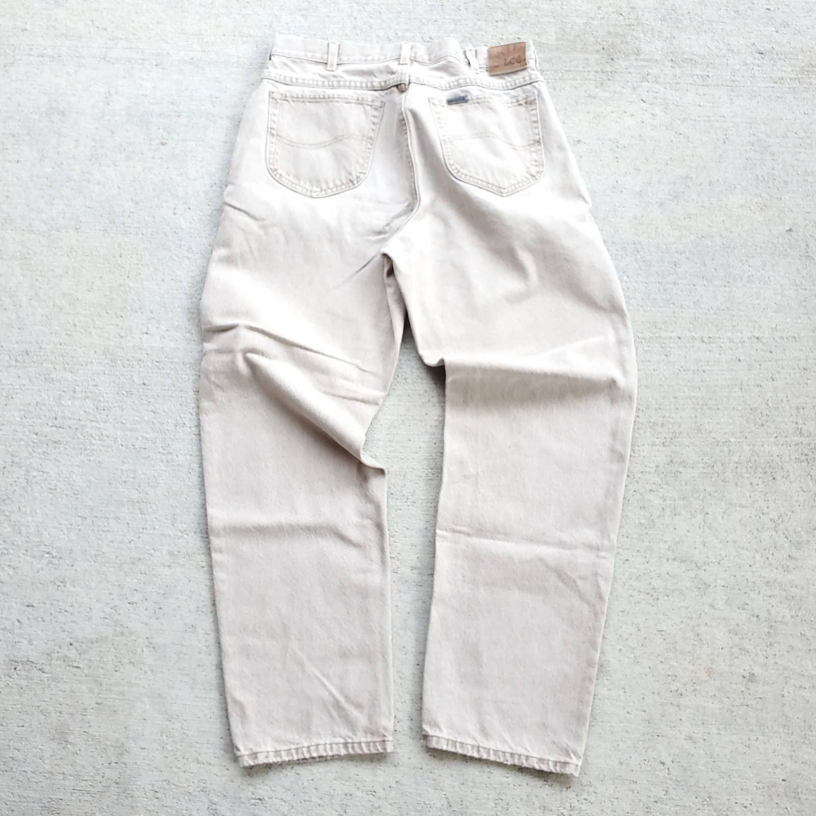 Lee 90's Lee Tan Washed Denim Jeans | Grailed