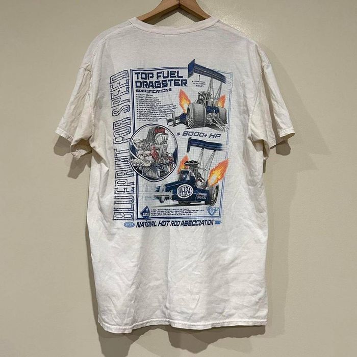 Gildan NHRA Blueprint For Speed Top Fuel Dragster Tee Shirt | Grailed