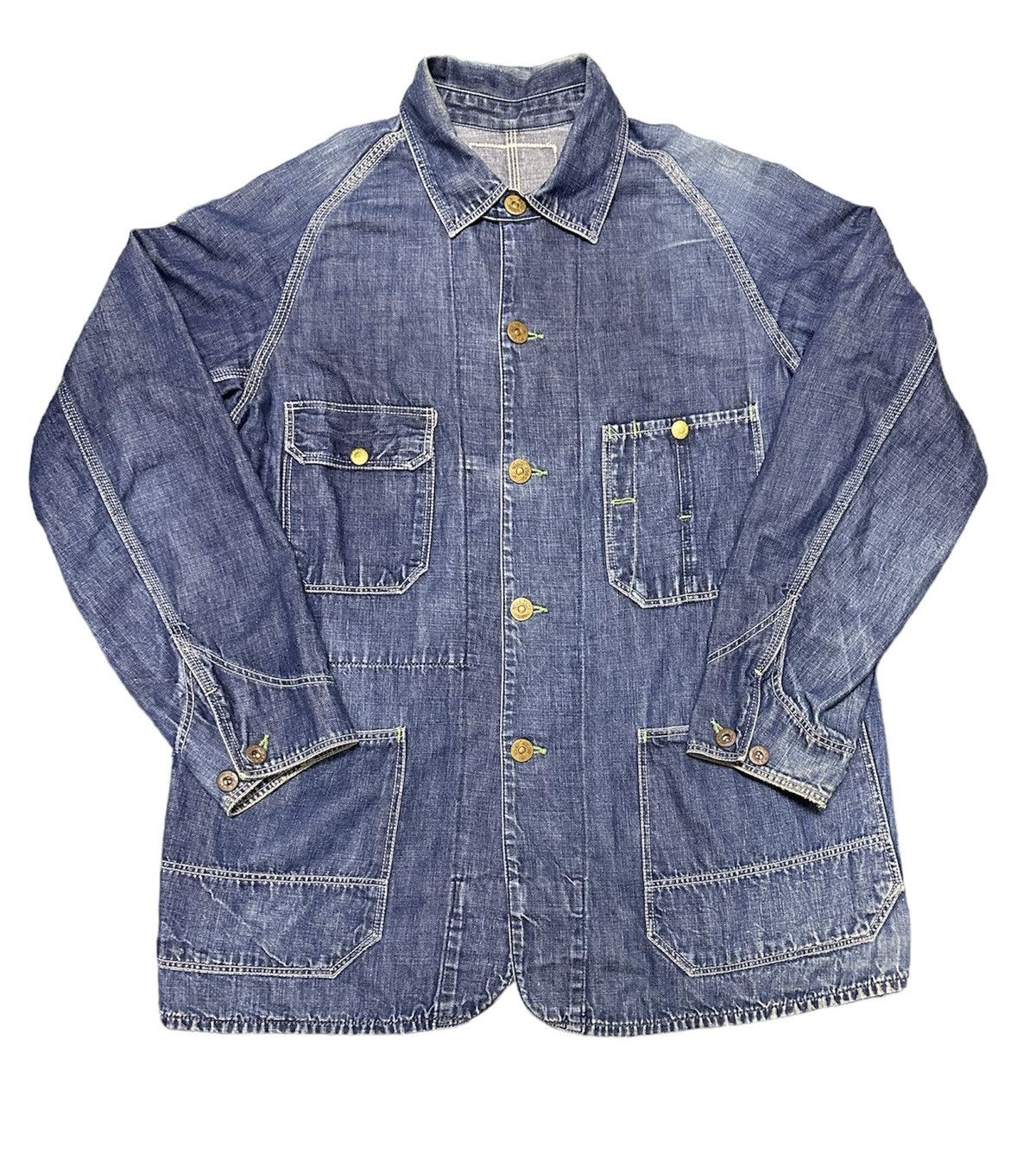 Japanese Brand × Warehouse Warehouse chore jacket | Grailed