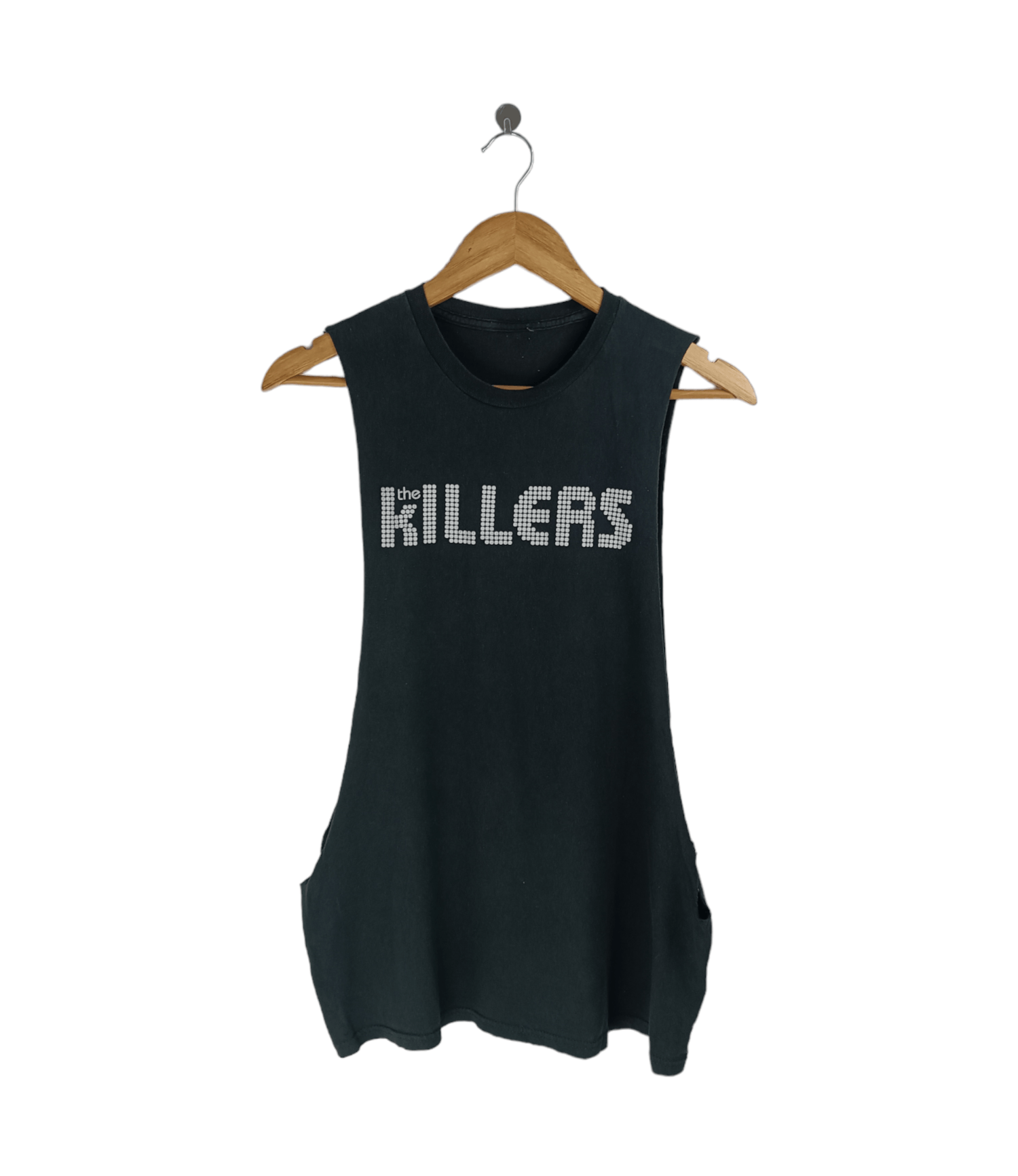 Band Tees × Vintage VINTAGE THE KILLERS LOW ARM SHREDDER TANK | Grailed