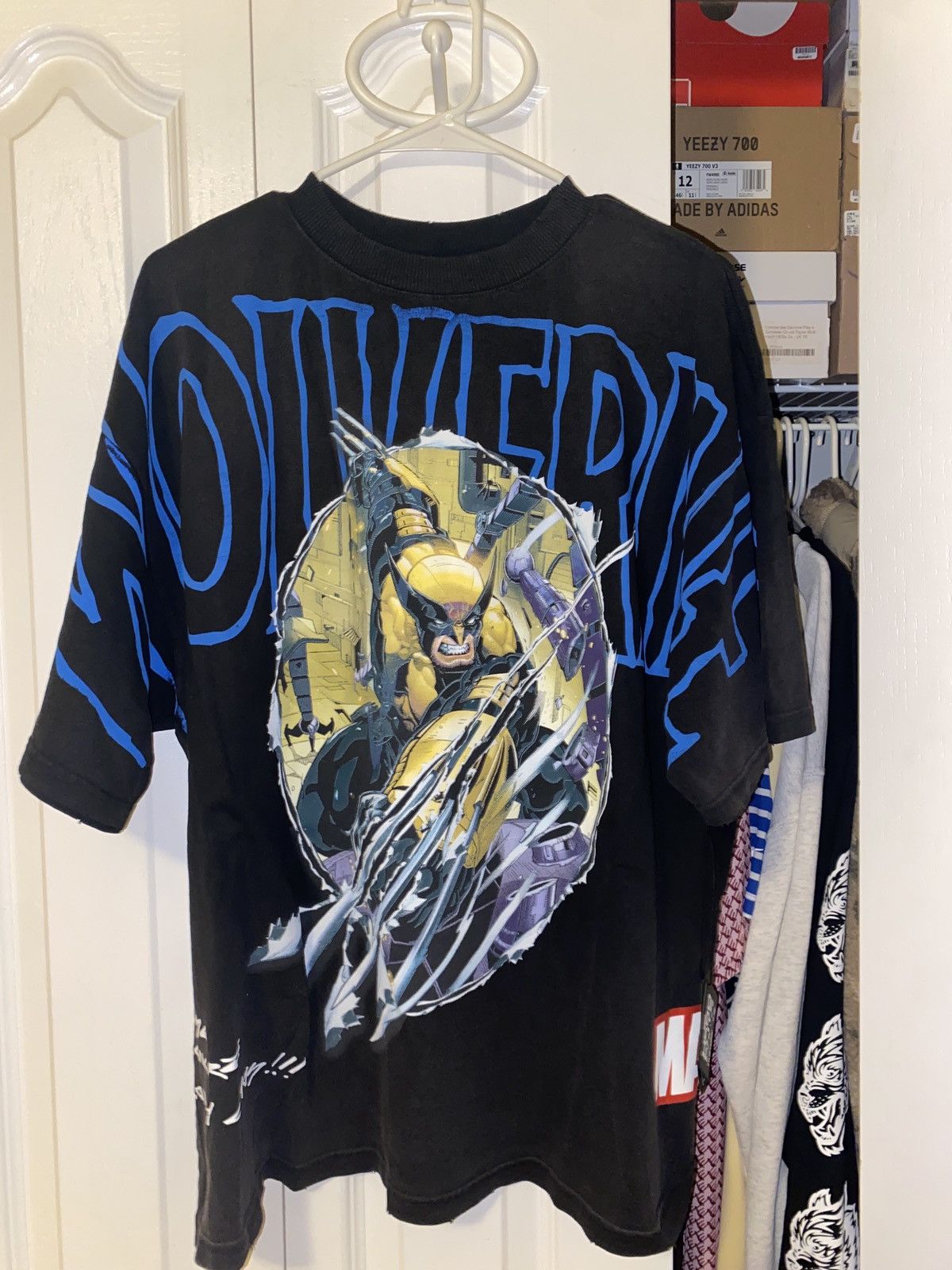 Civil Regime Wolverine Rage 199X Oversized Tee Vintage Black | Grailed