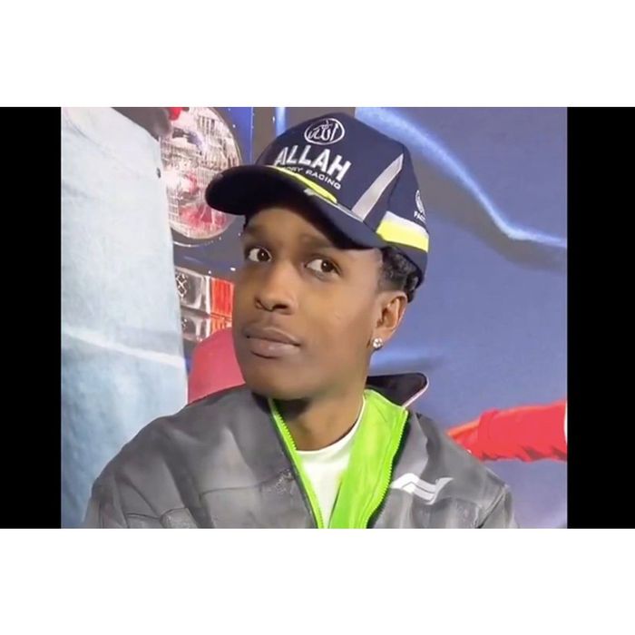 Asap Rocky Kemal Allah Racer Hat Allah 786 Factory Racing Cap Asap Rock ...