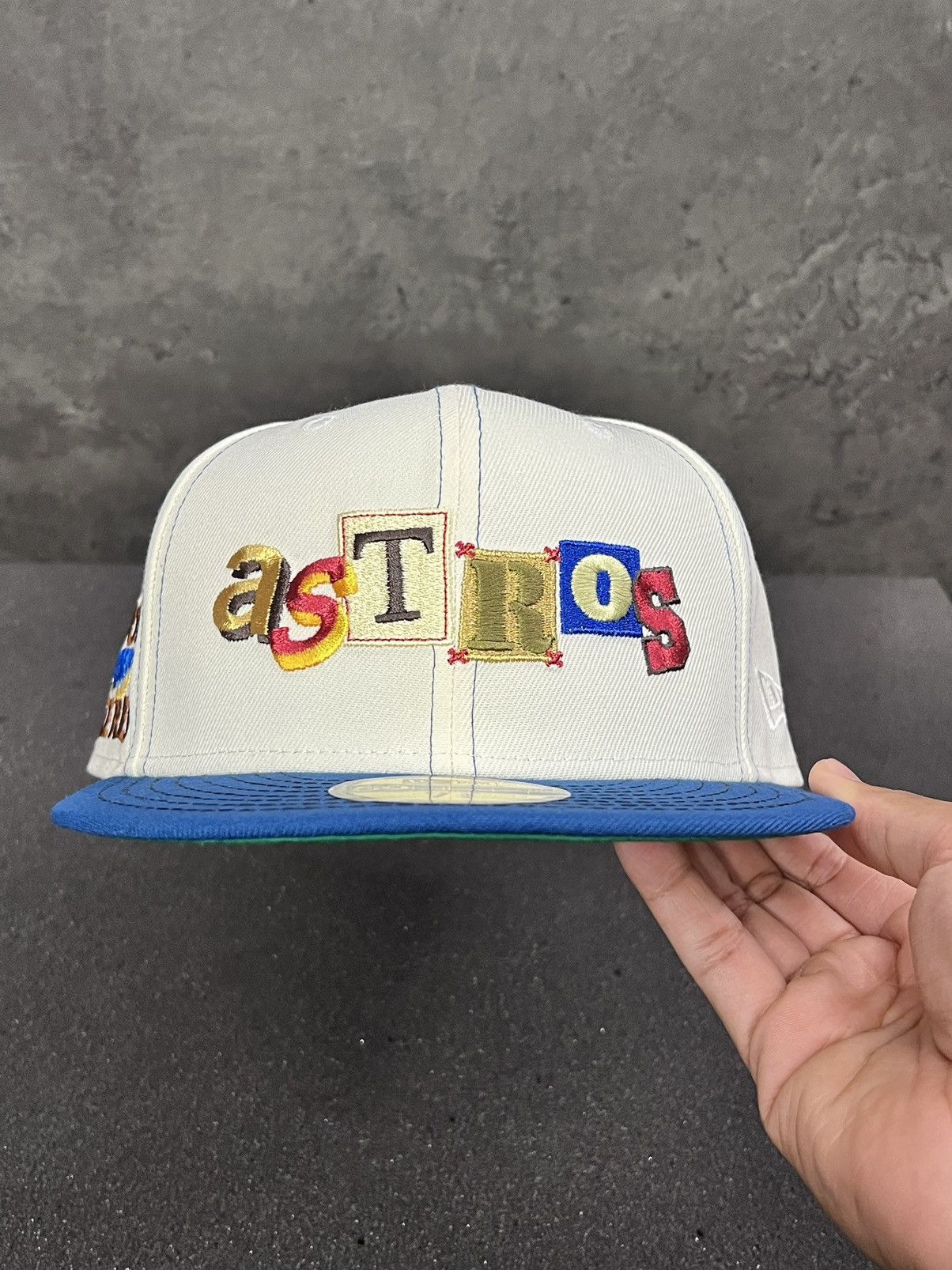 New Era 7 3/4 MyFitteds Houston Astros ASTROWORLD Travis Scott Cap ...