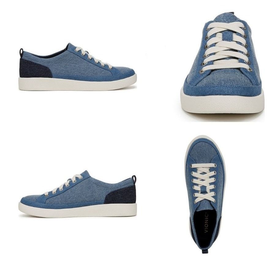 Vionic Vionic Winny Lace-Up Sneakers Light Blue Denim Size 9 MSRP | Grailed