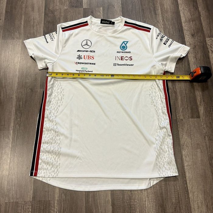 Vintage STICHD AMG PETRONAS FORMULA ONE F1 TEAM RACING JERSEY SHIRT ...
