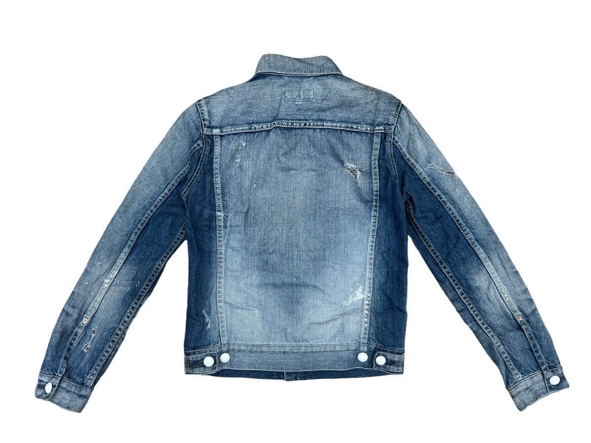 Vanquish Vanquish Japan Distressed Dirty Denim Type 2 Jacket | Grailed