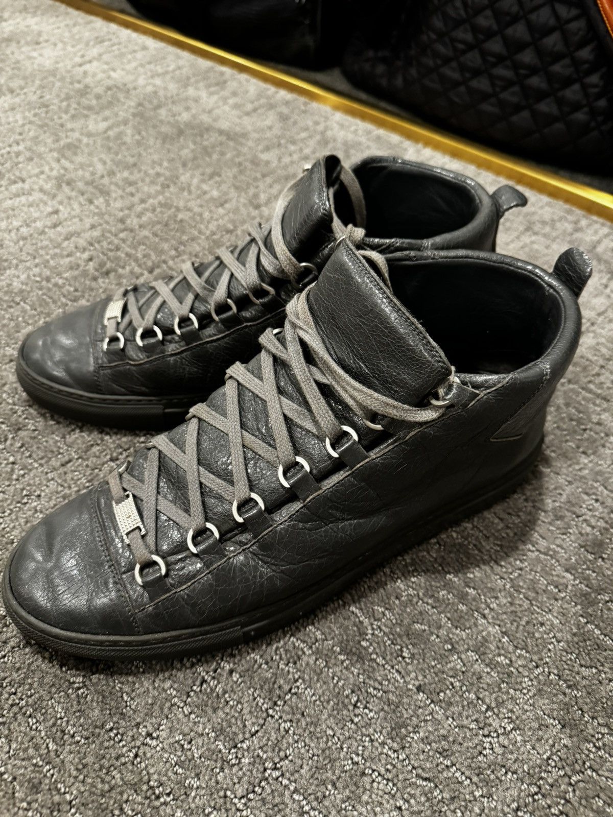Balenciaga Balenciaga Arena Grey leather | Grailed