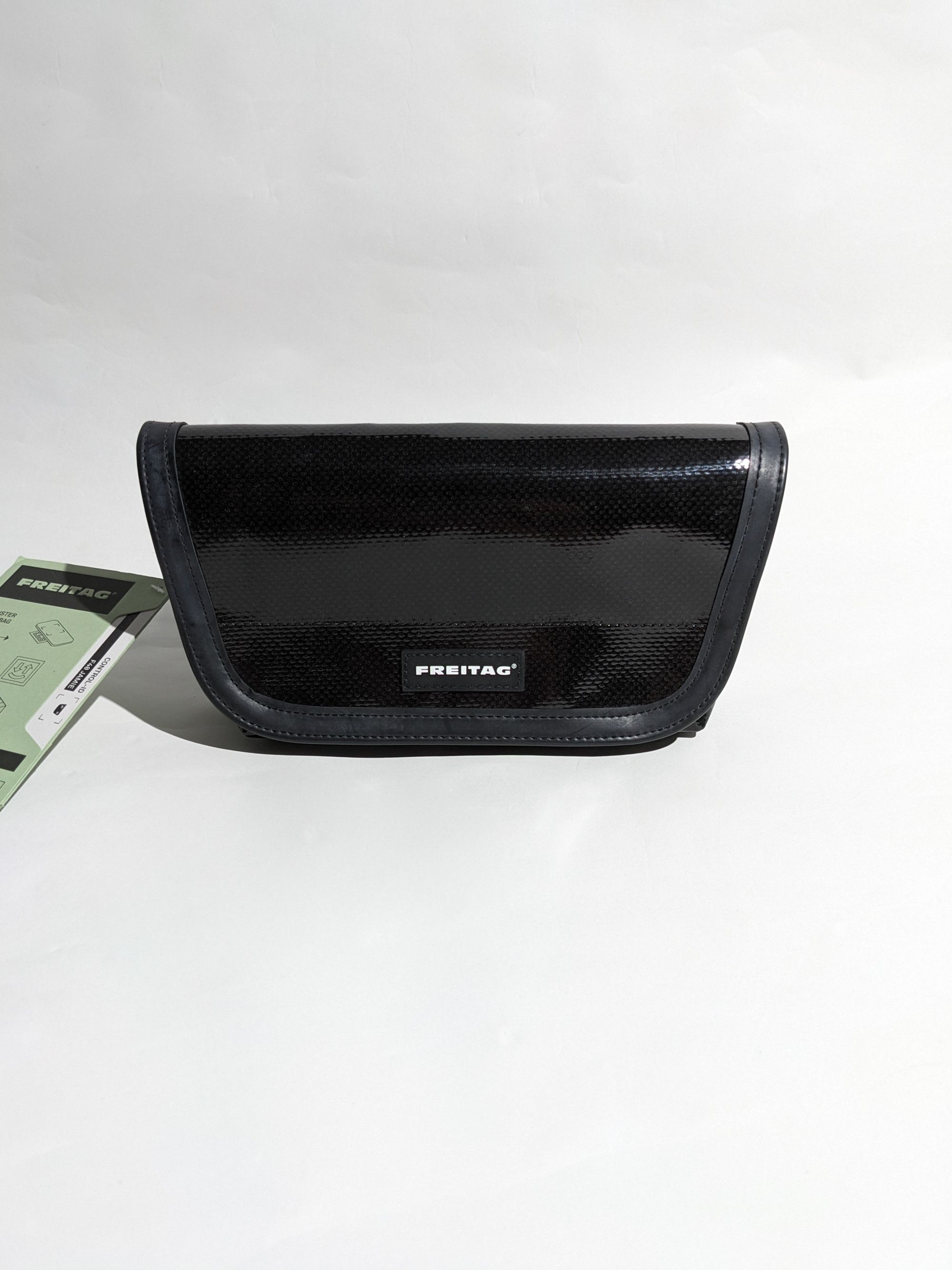 Freitag F40 JAMIE HIPBAG Small Messenger Bag Black Glossy | Grailed