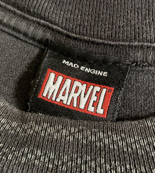 Vintage Y2K Mad Engine Marvel Big Graphic Captain America Tee | Grailed