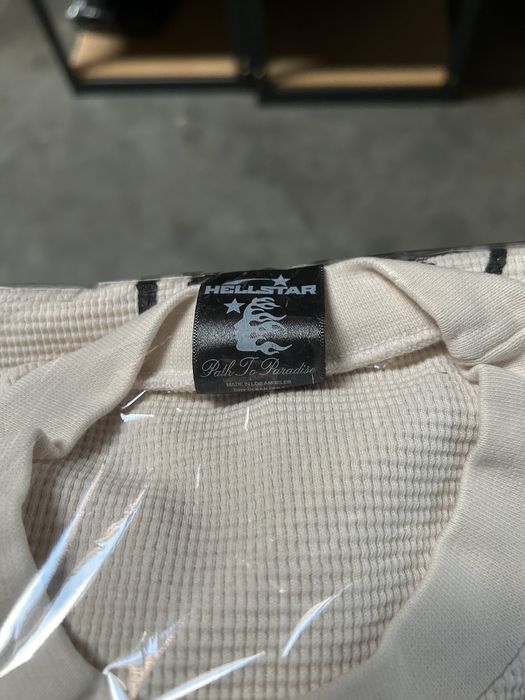 HELLSTAR Hellstar Thermal Longsleeve Cream | Grailed