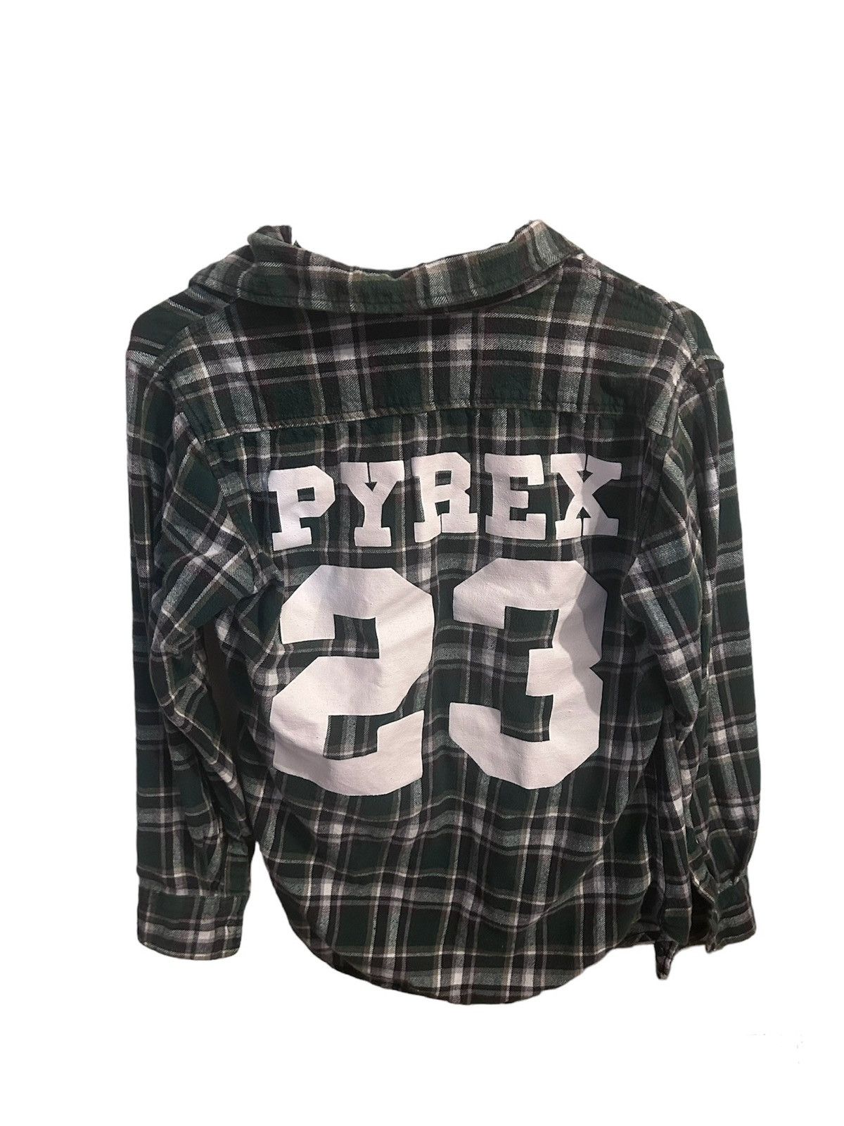 Pyrex Vision × Virgil Abloh Pyrex flannel Ralph Lauren rugby button up ...
