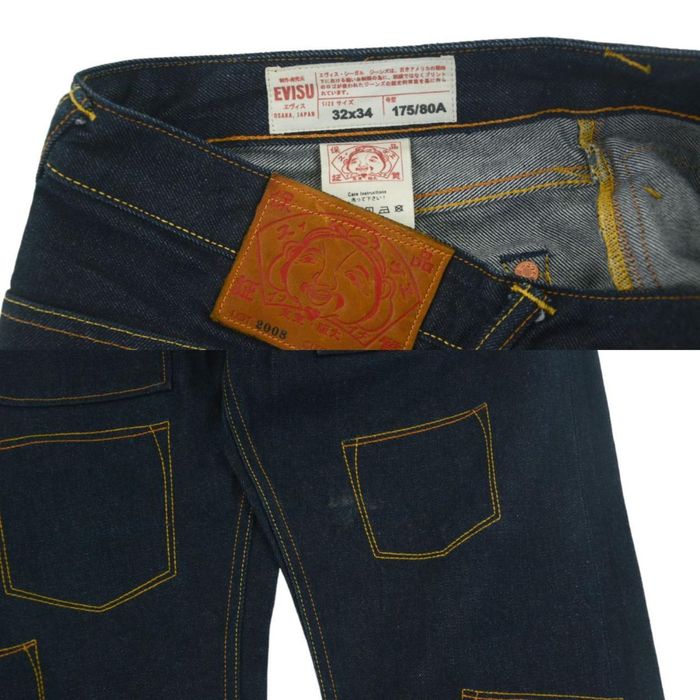 Evisu Vintage Evisu Multi Pocket Japanese Denim Trousers Size W33 | Grailed
