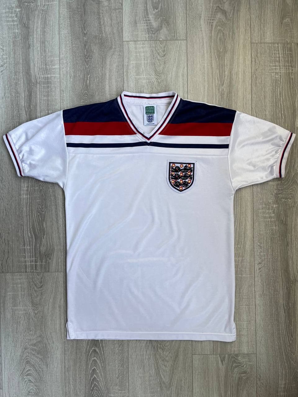 Jersey × Soccer Jersey × Sportswear Score Draw England Jersey 1982 Home ...