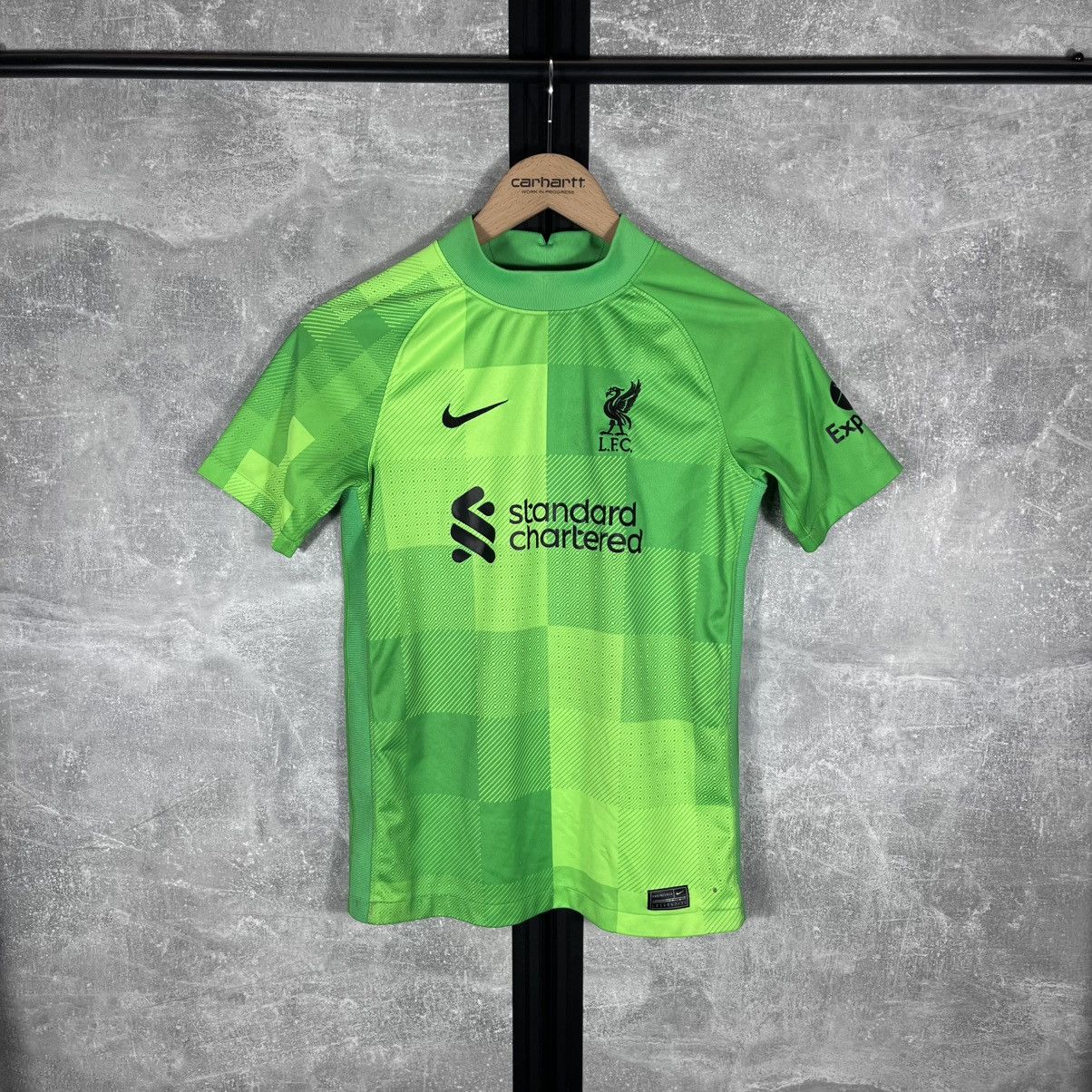 Nike NIKE LIVERPOOL FC ALISSON BECKER SOCCER JERSEY TEE BLOKECORE | Grailed