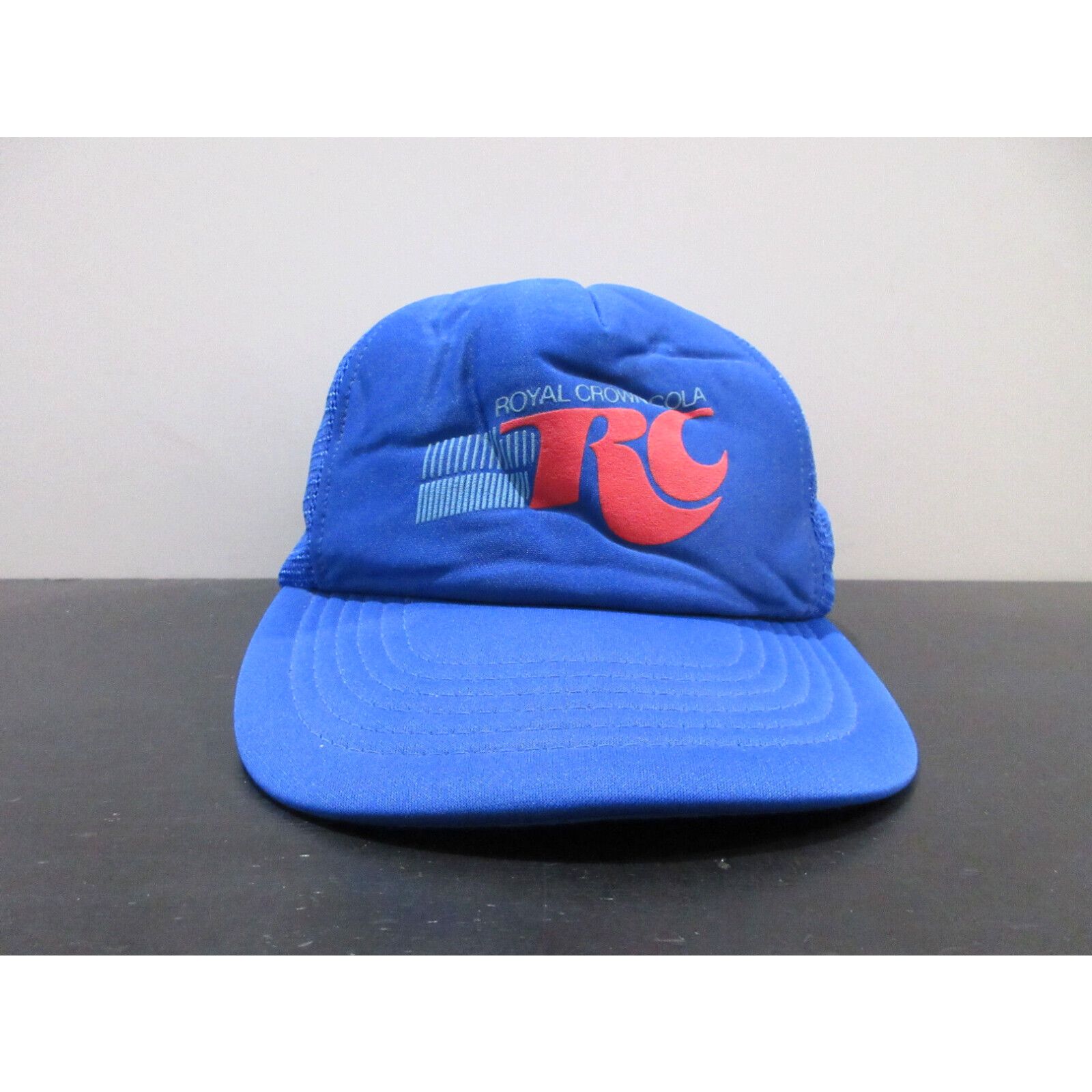 Vintage VINTAGE RC Cola Hat Cap Snap Back Blue Royal Crown Cola Soda ...