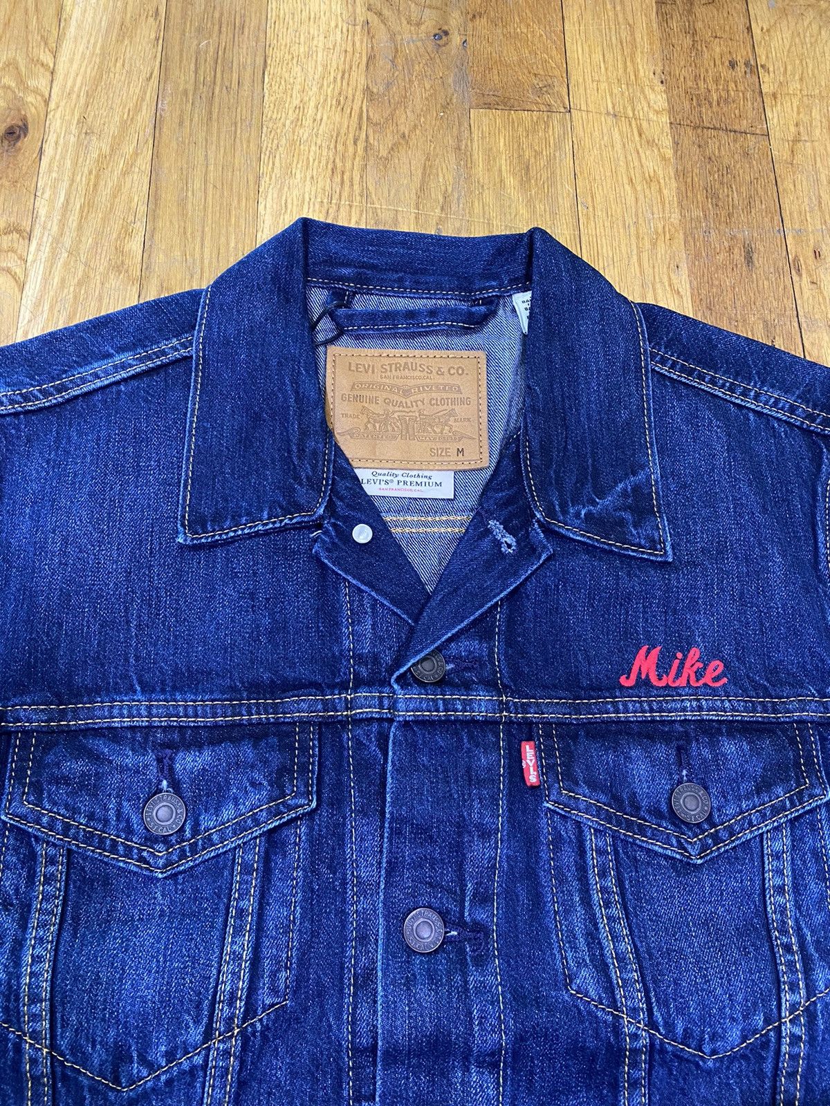 Levi's Embroidered “Mike” Trucker Jacket | Grailed
