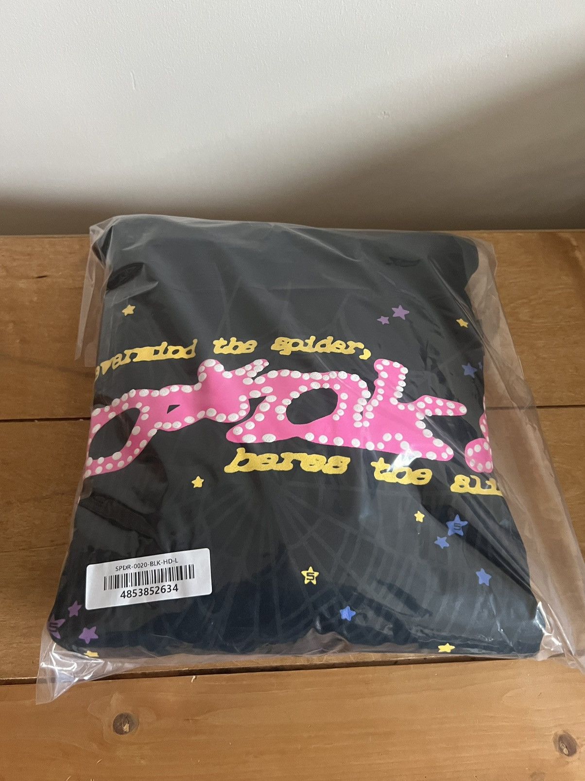 Spyder New Black V1 Sp5der Hoodie New in Bag | Grailed