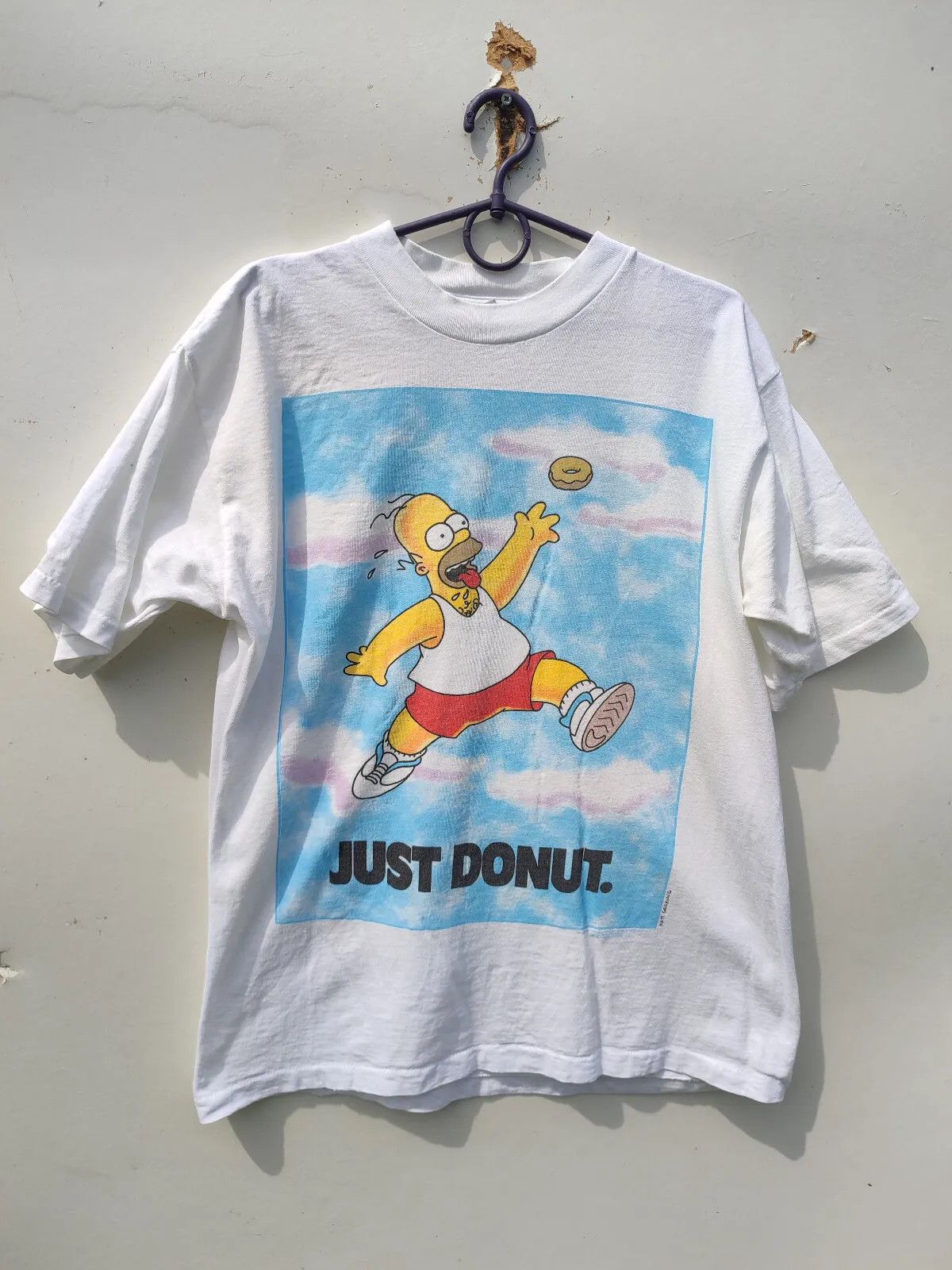 Vintage vintage 1996 The Simpsons Homer Simpson Just Donut Shirt | Grailed