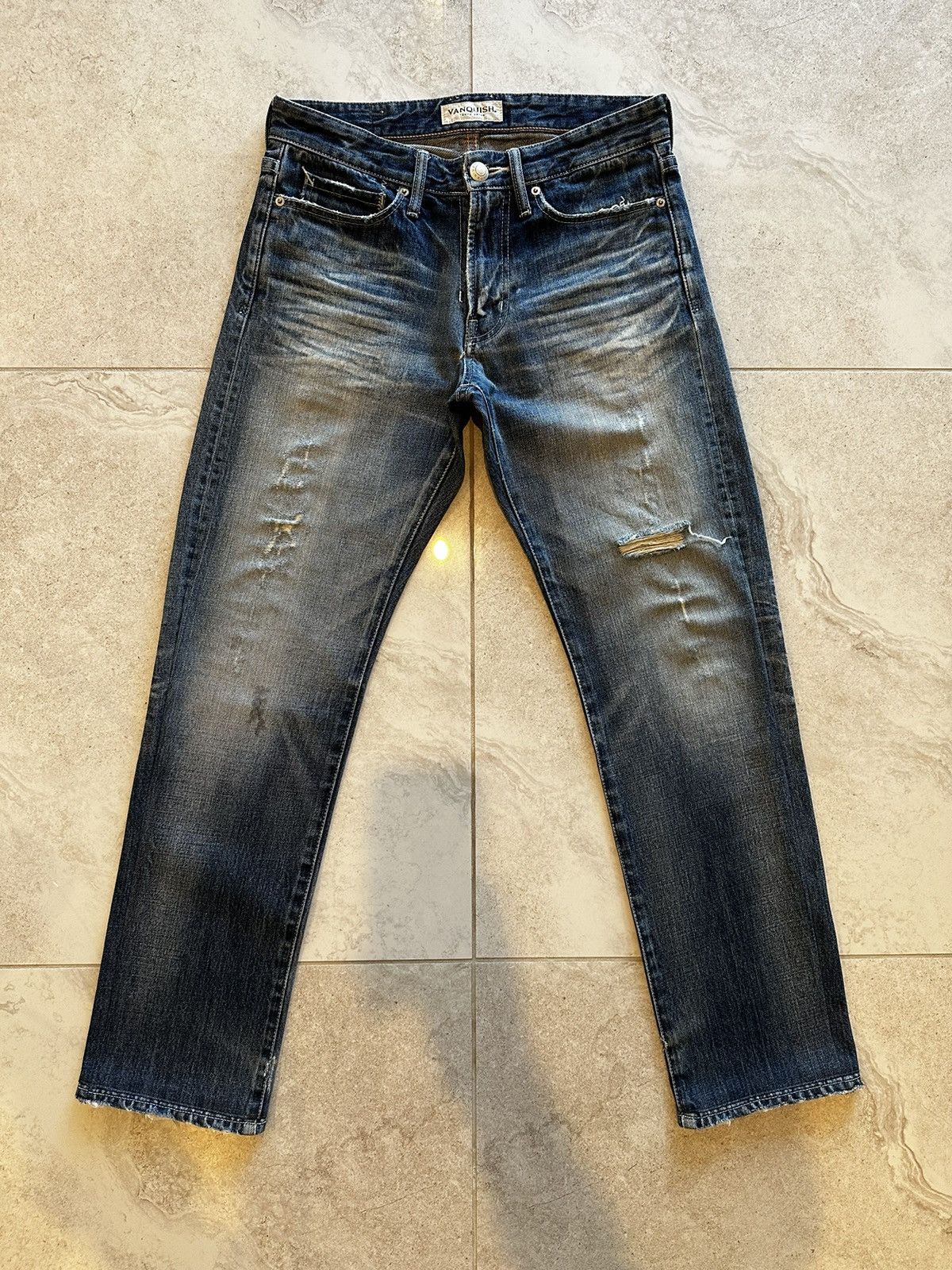 Japanese Brand Raw Denim Fade | Grailed