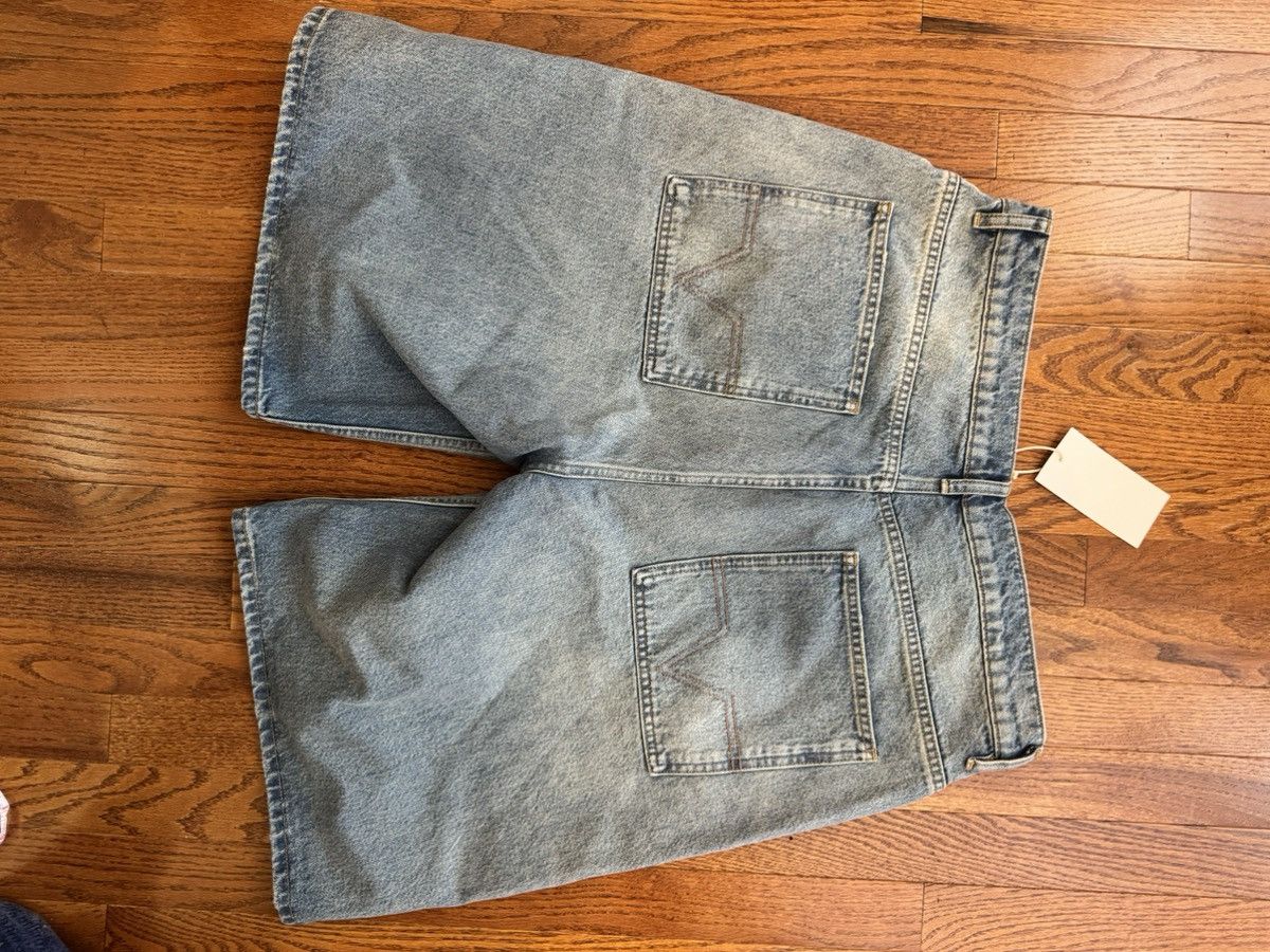 No Maintenance Light-Wash Wide Leg Denim Shorts size 34 | Grailed
