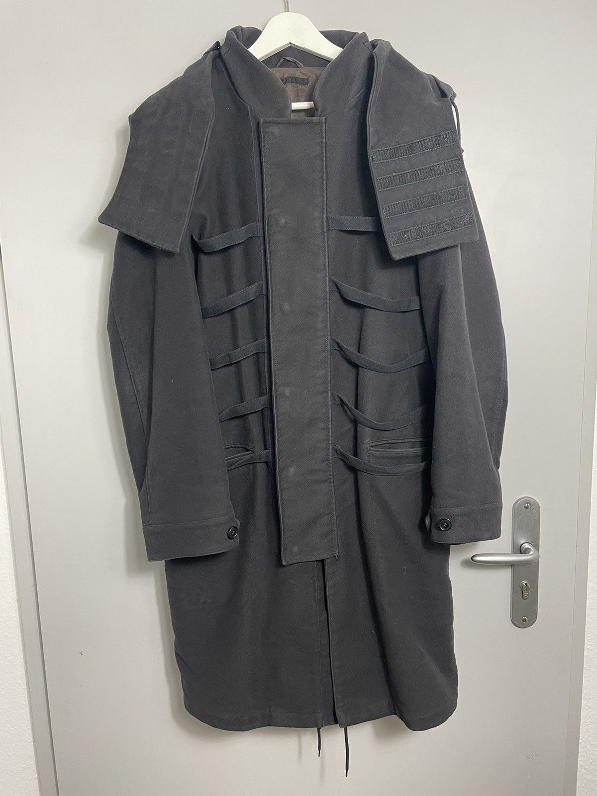 Helmut Lang Helmut Lang A/W 01 skeleton Eskimo Parka | Grailed