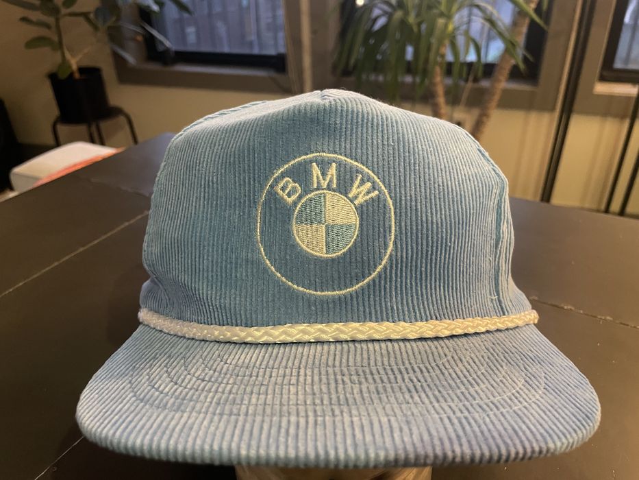 Vintage BMW Corduroy Rope Snapback Hat | Grailed