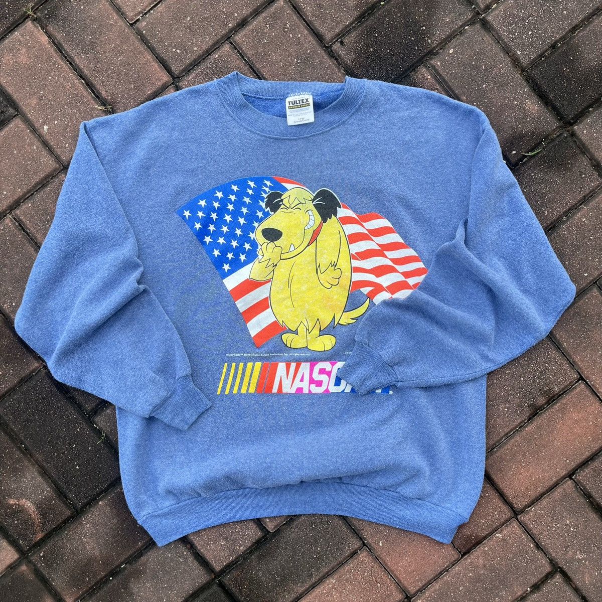 Made In Usa × NASCAR × Vintage VINTAGE 90s TULTEX MUTTLEY WACKY RACES ...
