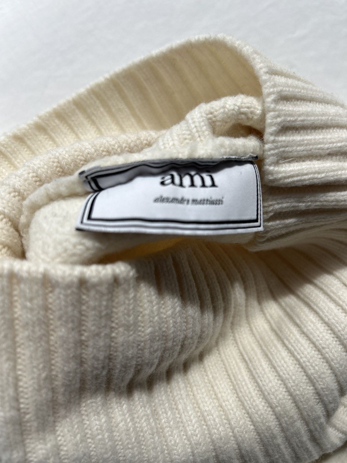 AMI *RARE* Ami Paris Cream Turtleneck Exclusive Color | Grailed