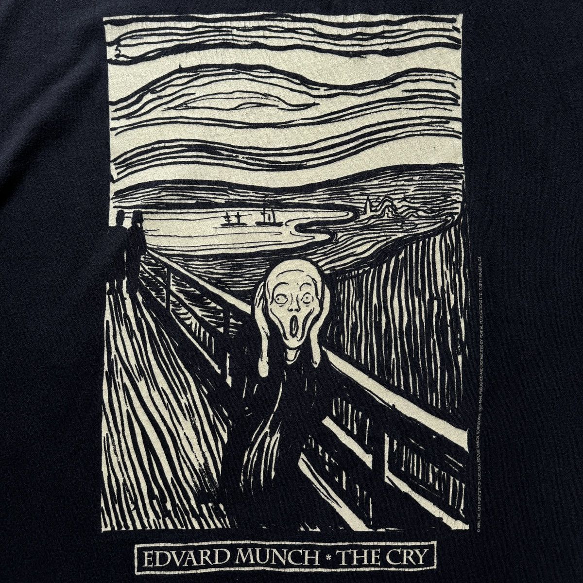 Art × Museum × Vintage 1994 Edvard Munch The Scream Cry expressionist ...